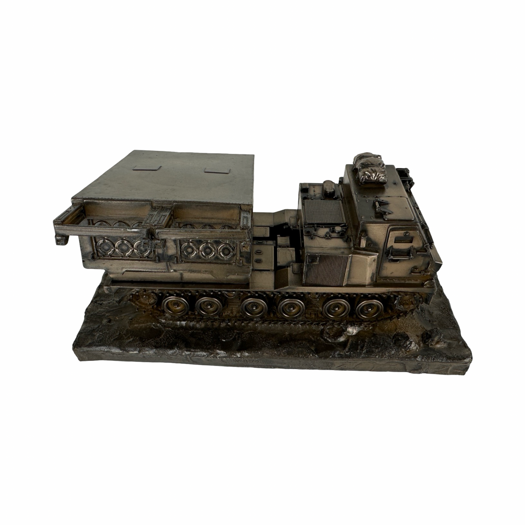 Multi launch rocket System (MLRS) cold cast bronze military statue ...