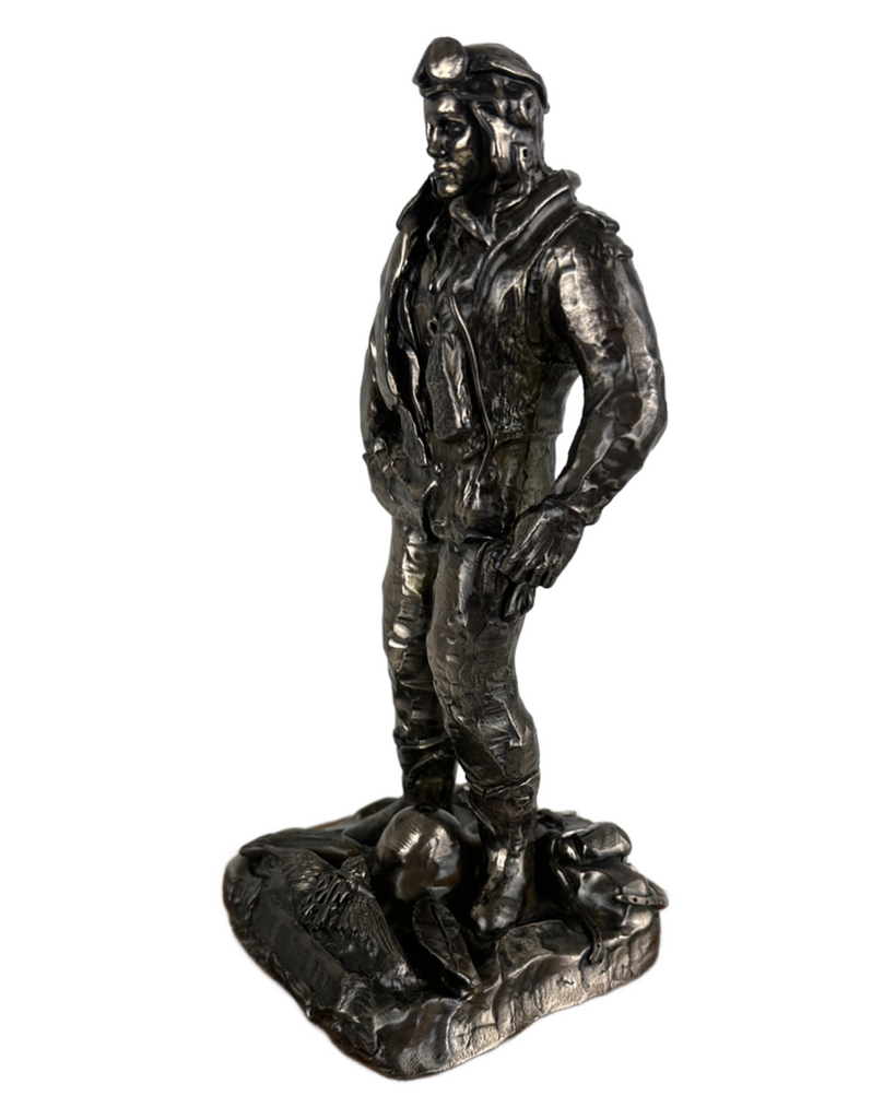 RAF World War 2 Fighter Pilot Cold Cast Bronze Military Statue – Olde ...