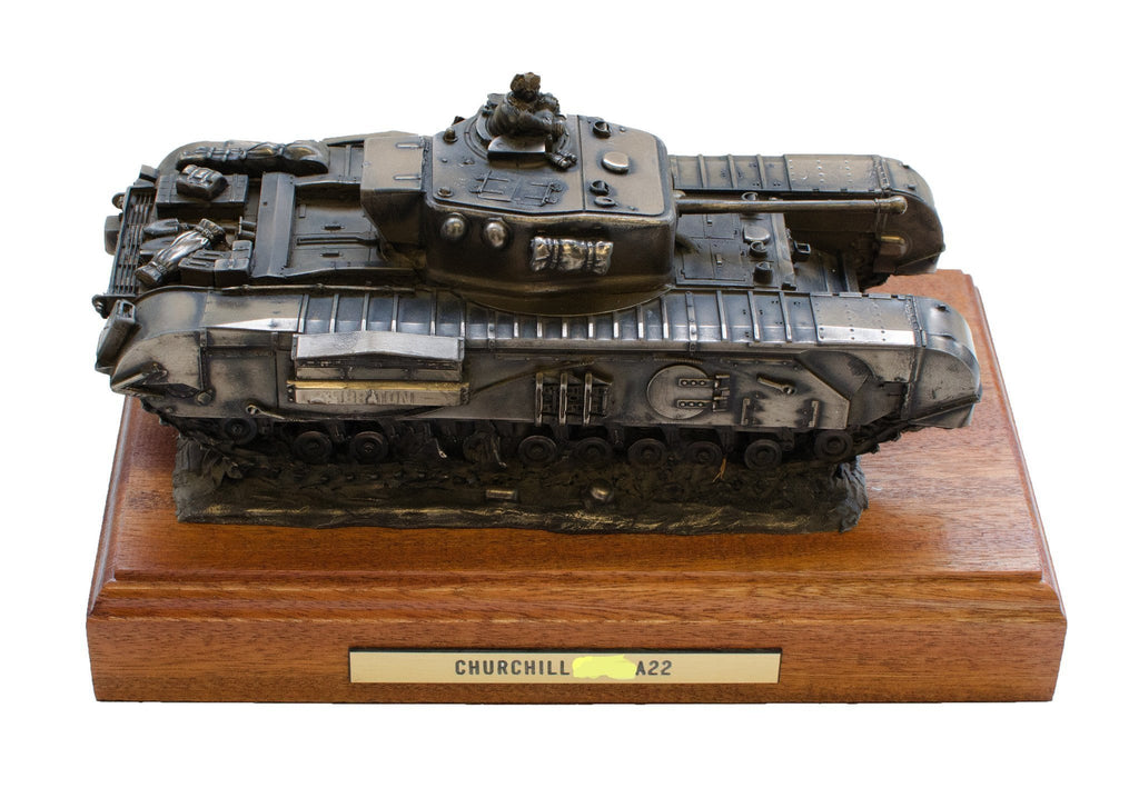 Churchill Tank Bronze Military Statue - Olde Earth Castings – Olde ...